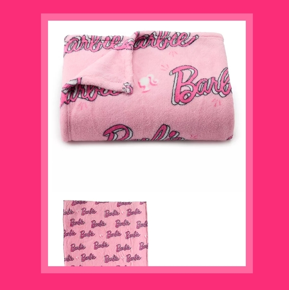 Barbie | Accessories | Barbie Plush Throw Final Markdown | Poshmark